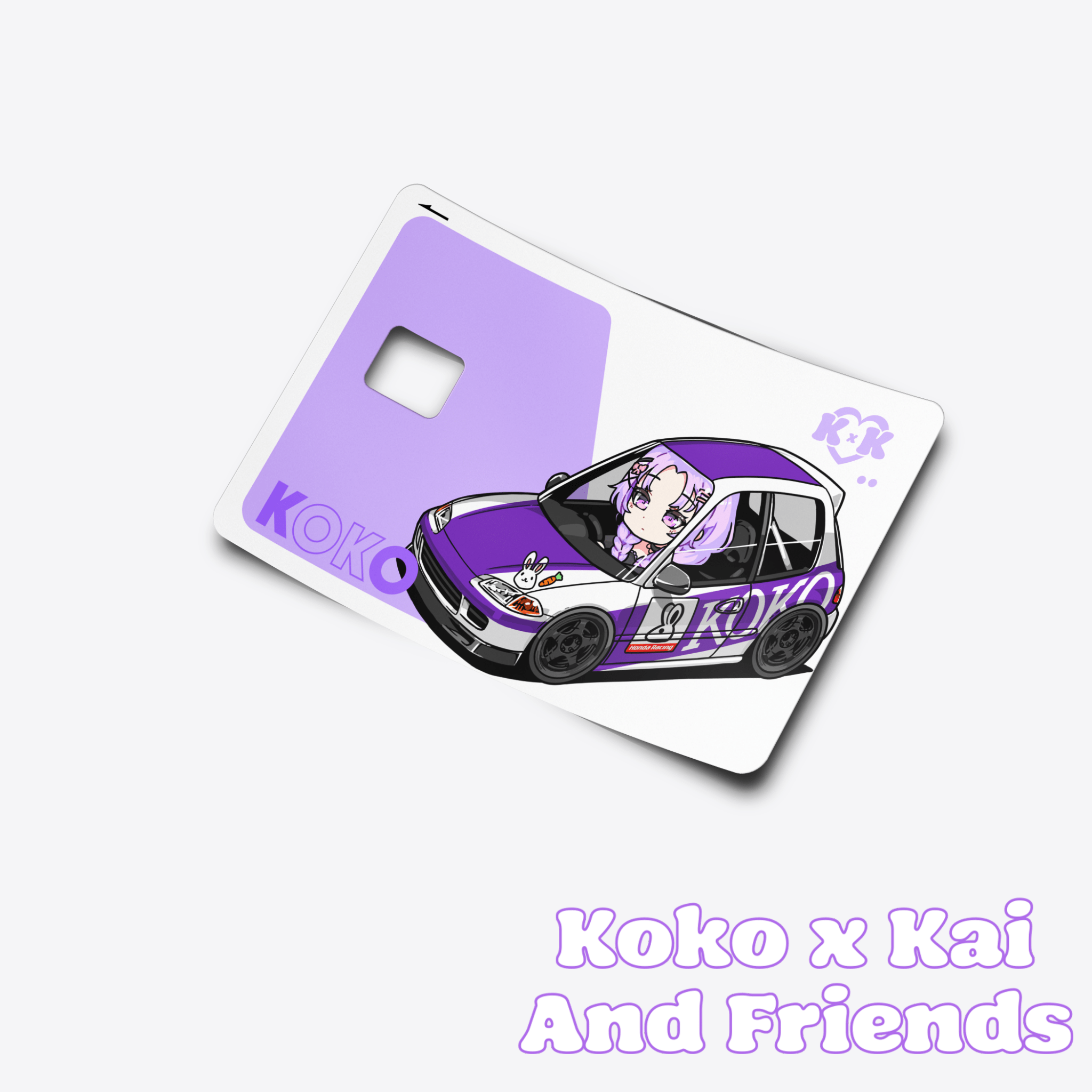 Koko Car Card Skin - Koko x Kai and Friends – Kokai Island