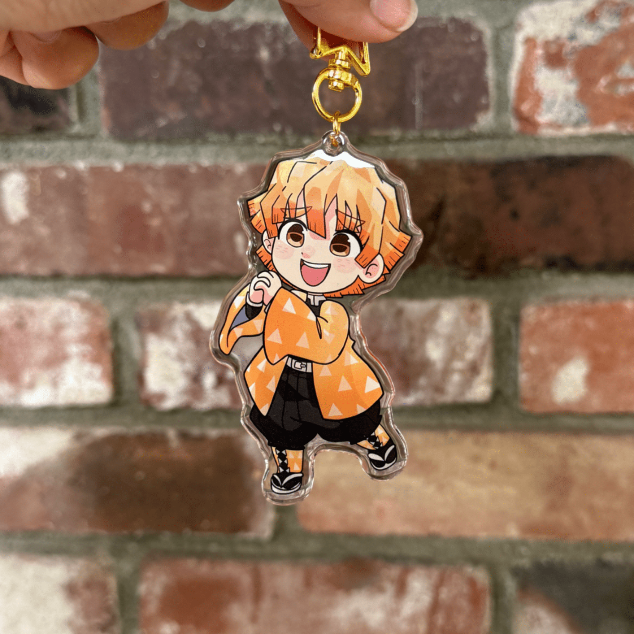 Zenitsu Chibi Keychain - Demon Slayer – Kokai Island